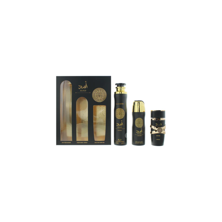 Lattafa Asad EDP 100ml Gift Set – The Perfume Club Pakistan